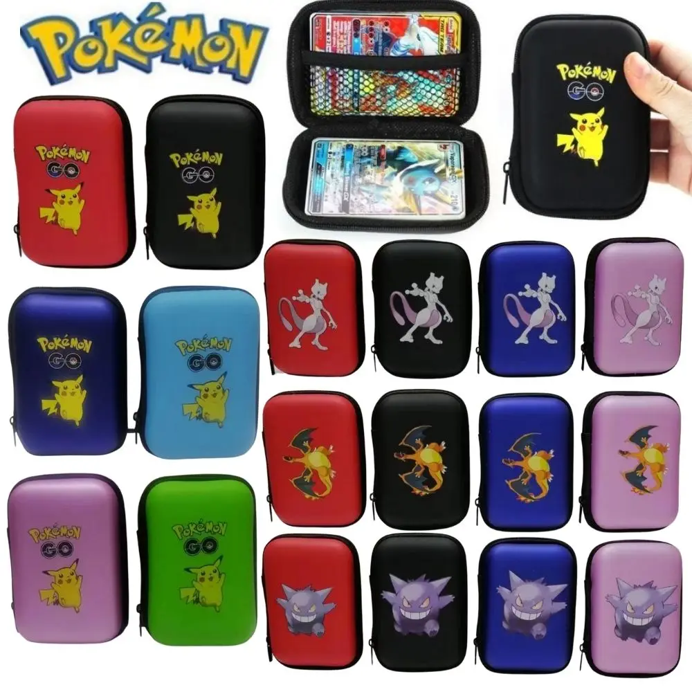 Pokemon-Pikachu-Game-Cards-Holder-lbum-Hard-Case-Card-Book-Fone-de ...