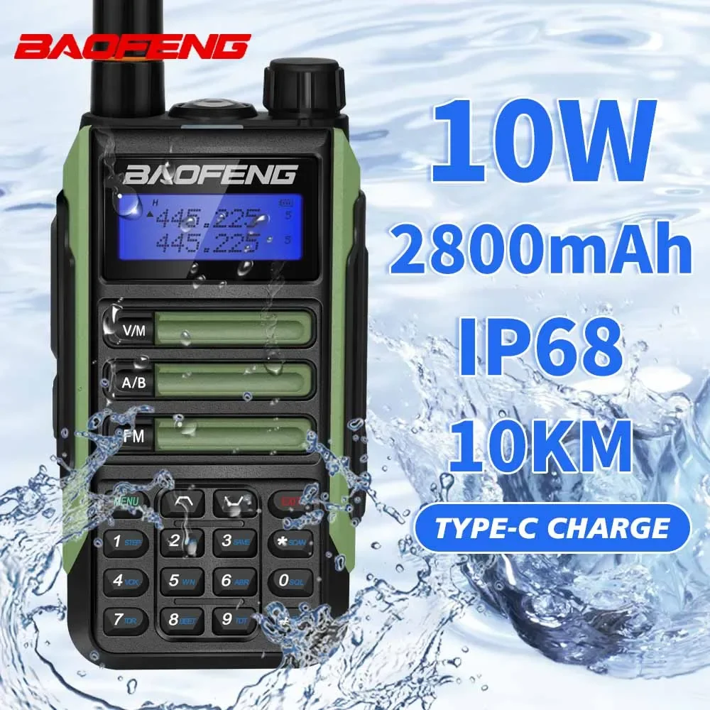 Baofeng-Walkie-talkie-UV-16-Plus-Waterproof-IP68-High-power-Radio-VHF ...