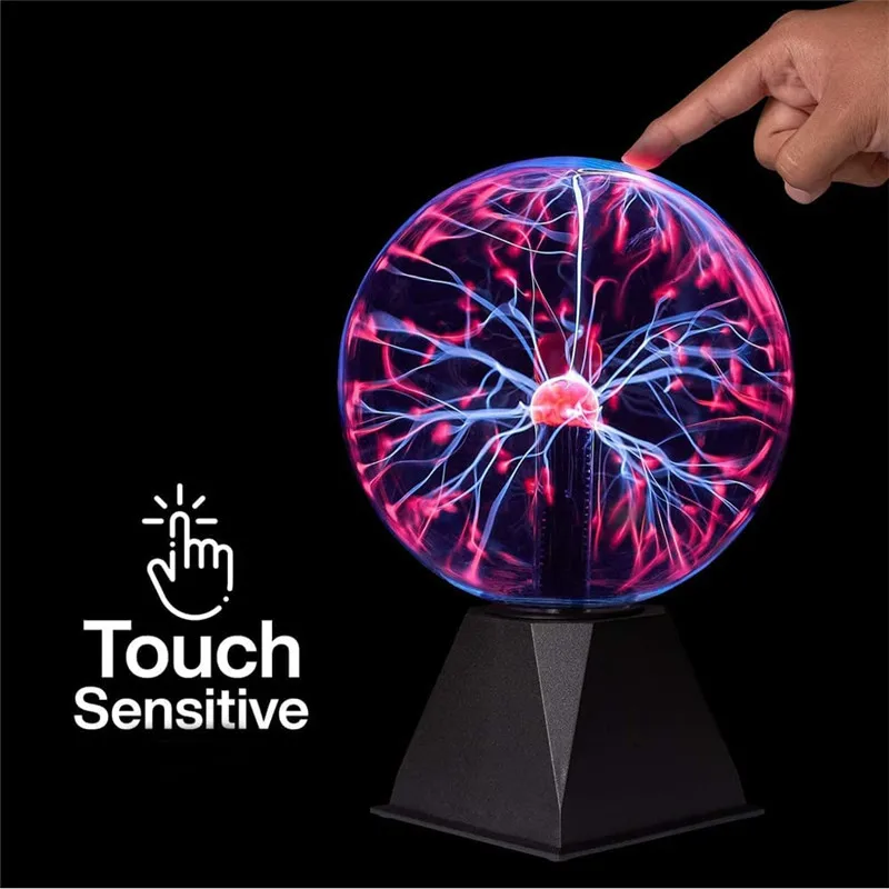 8-Inch-Magic-Plasma-Ball-Lamp-Touch-Glass-LED-Night-Light-Atmosphere ...