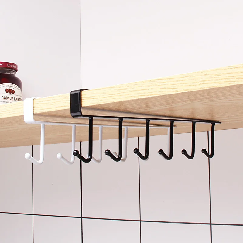 Kitchen-Shelving-Traceless-Non-Perforated-Hooks-One-Row-of-Cabinet-Door ...