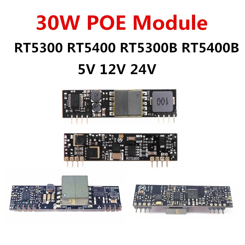RT5300-RT5300B-RT5400-RT5400B-5-12-24V-30W-POE-PD-Module-Isolation ...