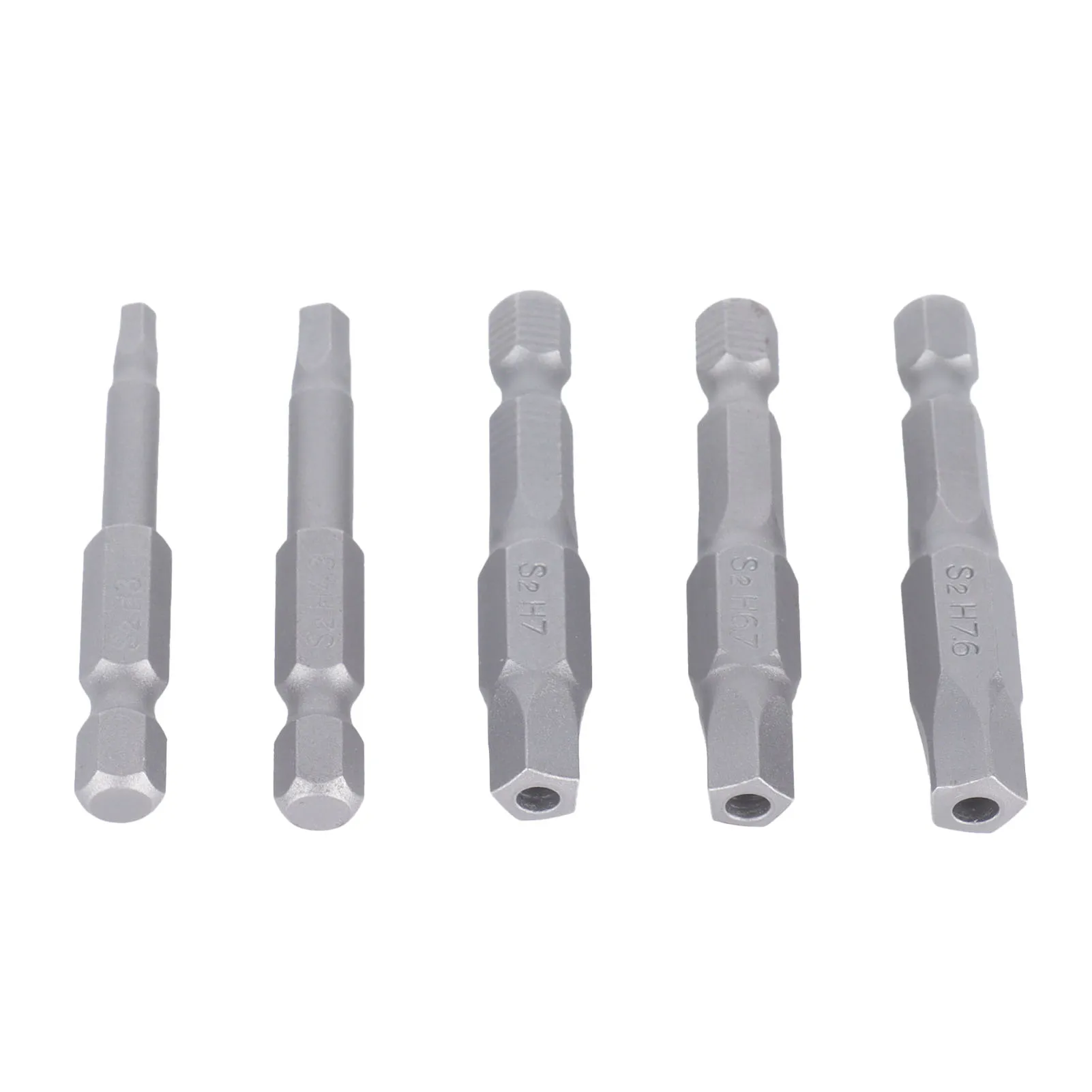 5Pcs Pentagonal Screwdriver Bit With Hole 1/4'' Shank Hex Wrench ...