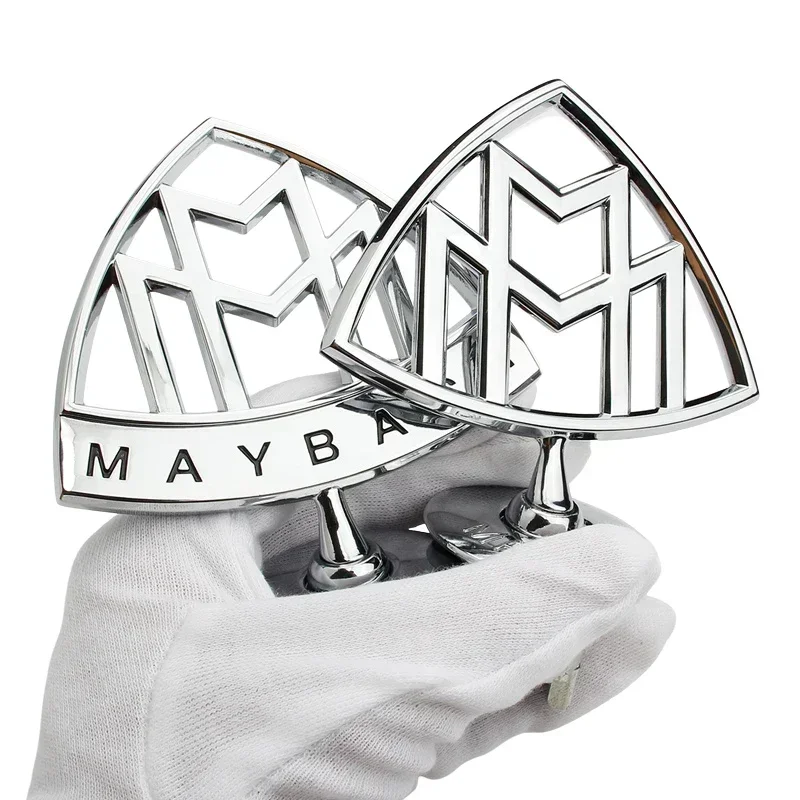 Car Metal Head Hood Logo Badge Emblem Styling Sticker Maybach S560 S580 ...