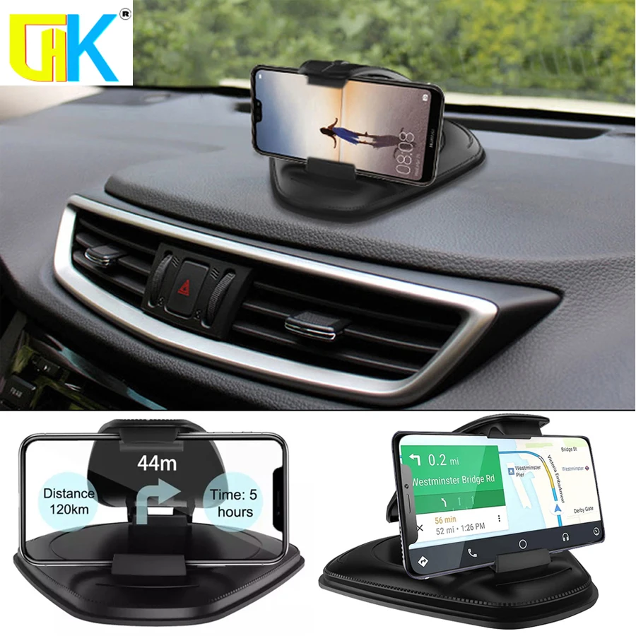 Suporte do telefone celular universal para o painel do carro 360 graus ...
