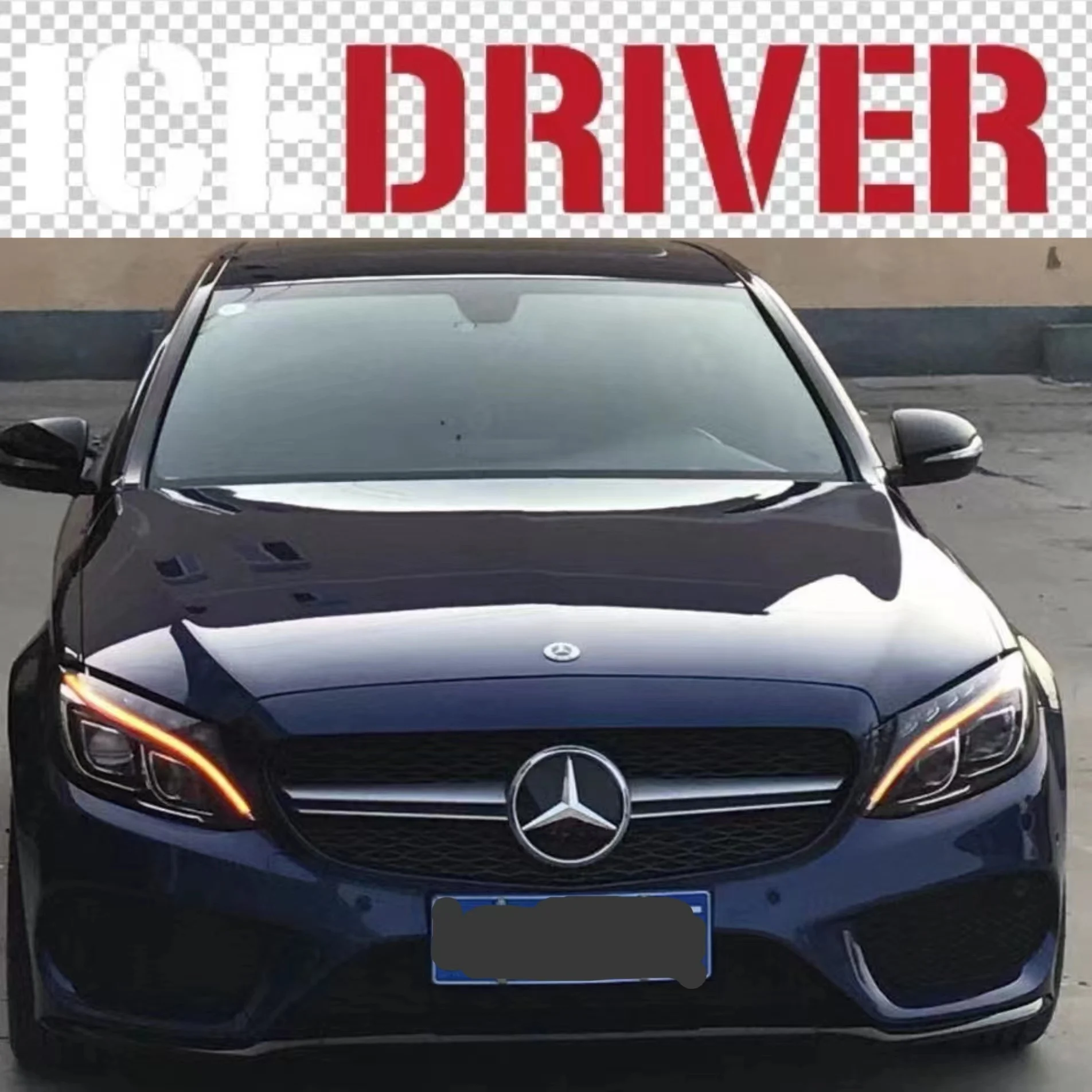 Icedriver-for-Mercedes-Benz-C-class-Yellow-DRL-RGB-multicolor-LED ...