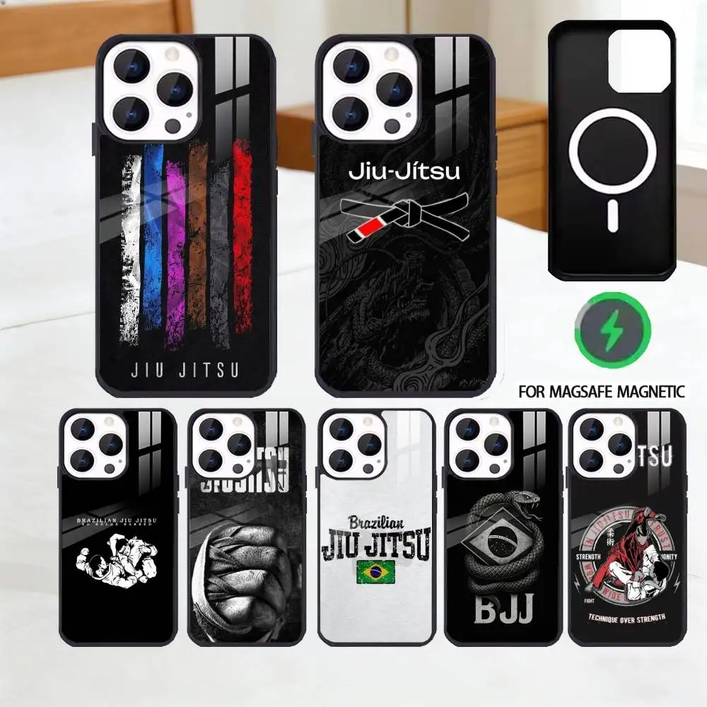 BJJ Brazilian Jiu Jitsu Phone Case For iPhone 17,16,15,14,13,12,Plus ...