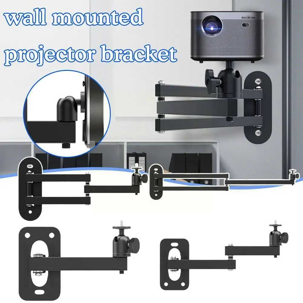 1pc-Wall-Mounted-Projector-Bracket-Arm-Stand-Aluminum-Alloy-For ...