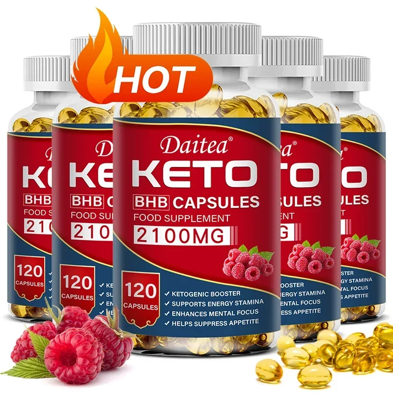 Daitea Keto BHB Softgels -2100 Mg with MTC Raspberry - Healthy ...