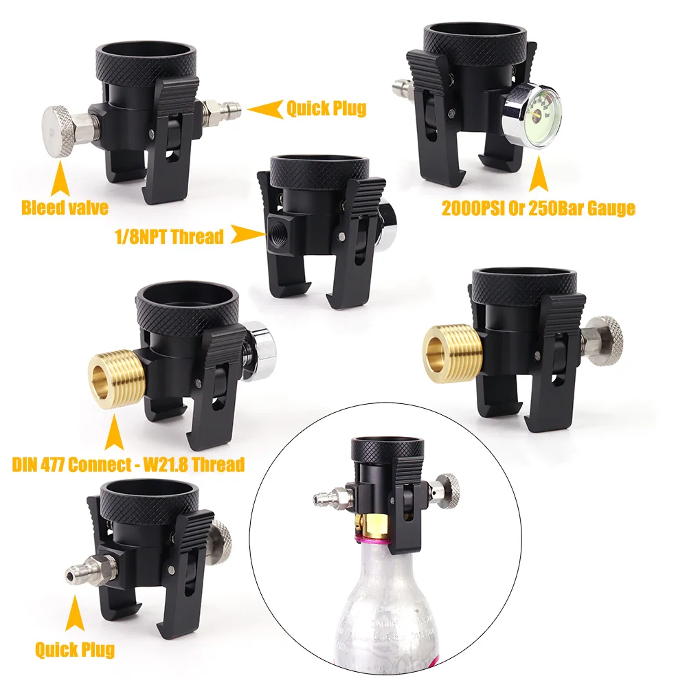 SodaStream Quick Connect CO2 Tank Cylinder Refill Adapter On/Off ...