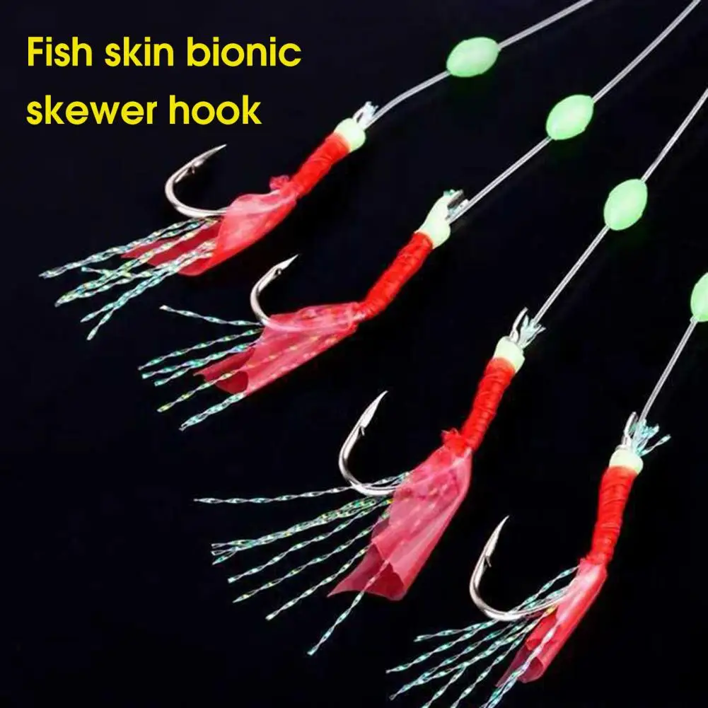 6Pcs String Fishhook Sabiki Fishing Hook High Hardness Fishing Hook ...