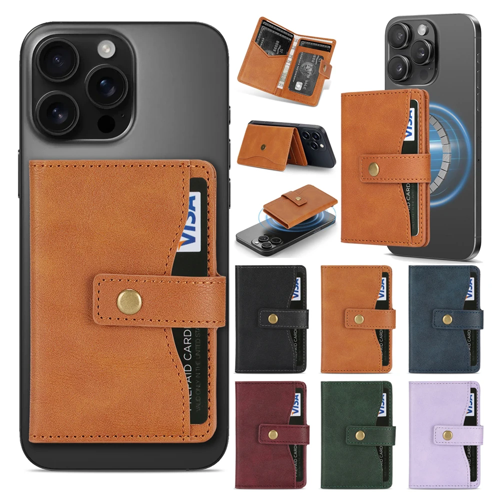 Cards Holder For iphone 16 15 14 13 12 11 Samsung Oppo Xiaomi Google ...