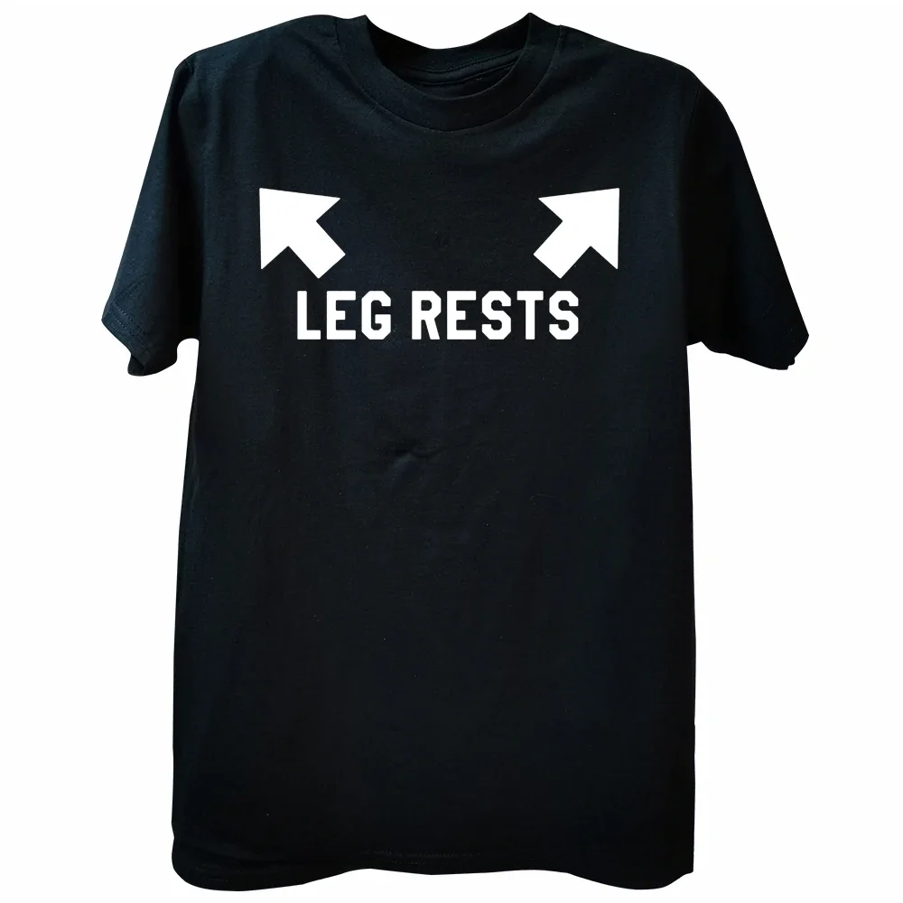 Funny Leg Rests Dad Joke Gift T Shirt Adult Hip Hop Graphic Streetwear ...