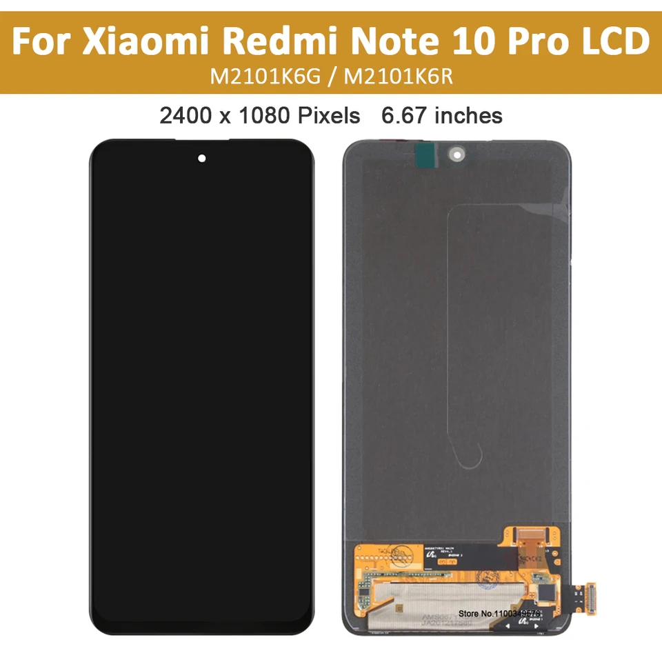 El Xiaomi Redmi Note 10 Pro Pantalla AMOLED Para Redmi Note 10 Pro - 6. ...