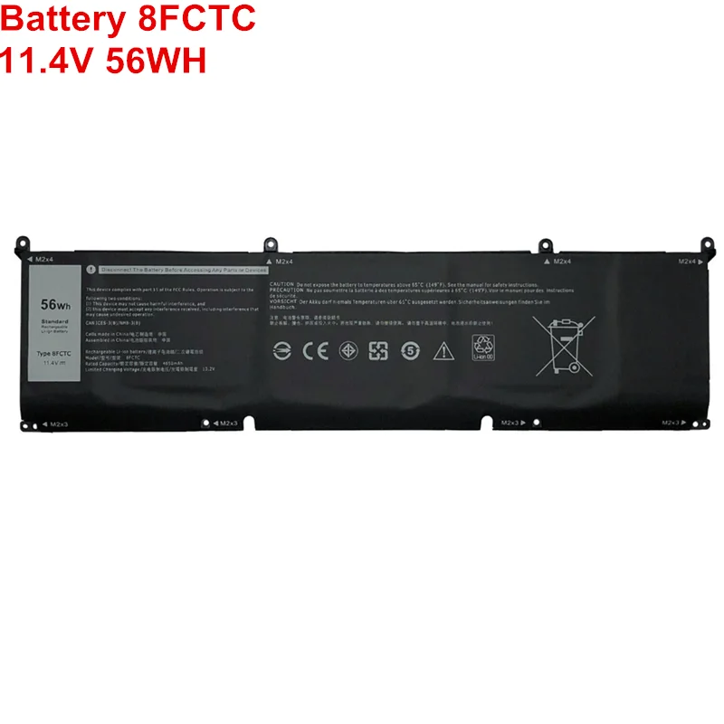 11-4V-56Wh-8FCTC-Dell-XPS-15-9500-Alienware-M15-M17-R3-5550-P91F-P8P1P ...