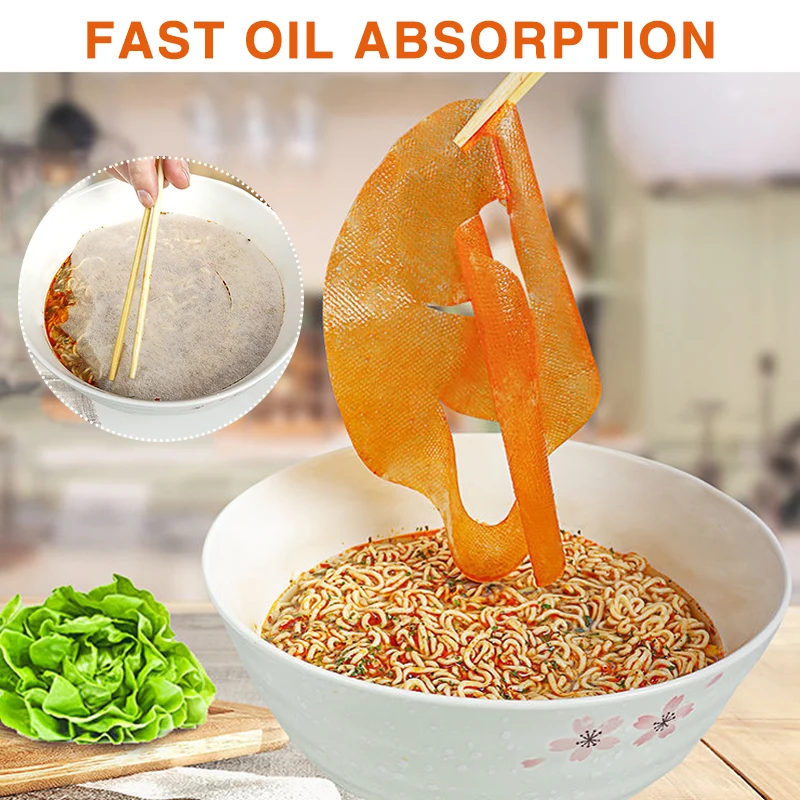 1-2-4pcs-Food-Oil-Absorbing-Paper-Kitchen-Soup-Food-Grease-Oil ...