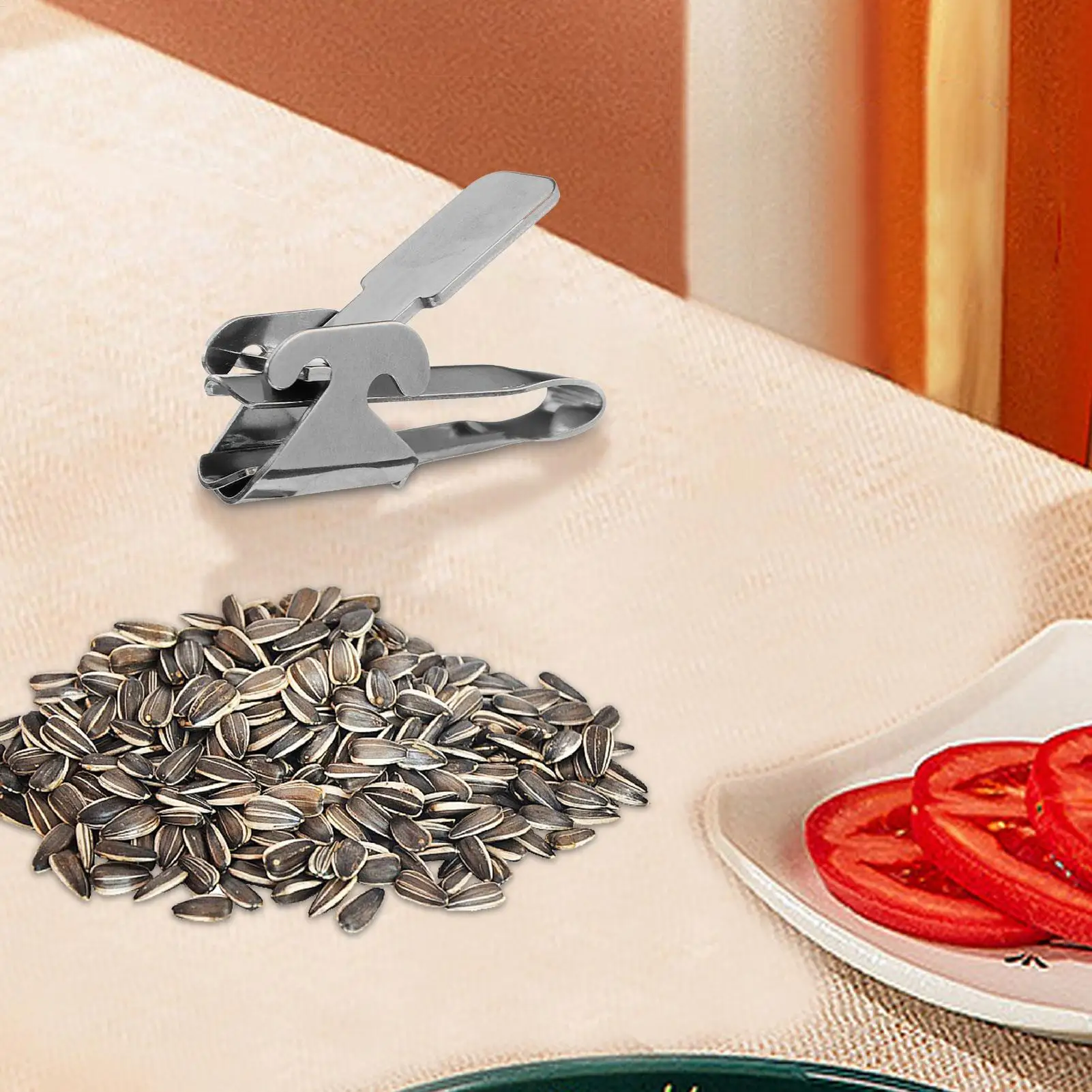 Stainless Steel Melon Seeds Sheller Nuts Opener Plier Clamp Pistachio ...