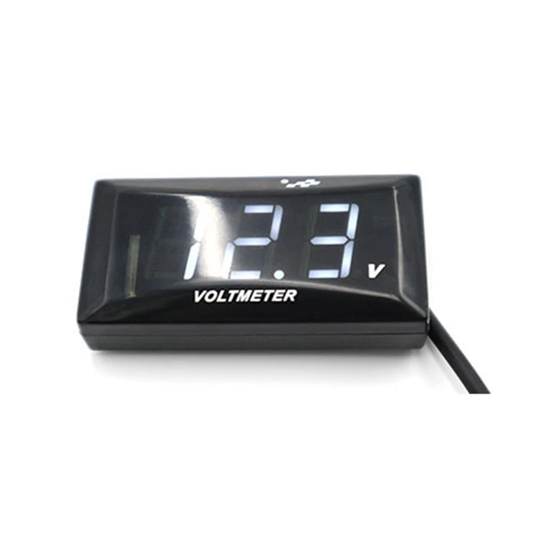 Voltmètre numérique Led multifonction 12V, étanche, panneau de Surface ...