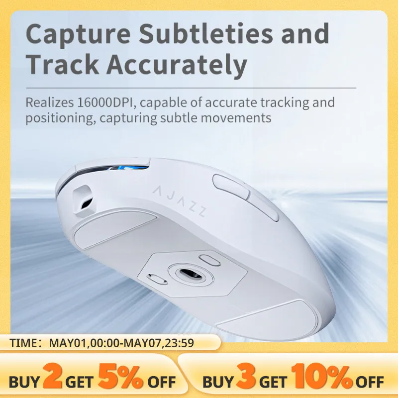 AJAZZ-AJ199MC-Dual-Mode-Mouse-Wireless-PAW3338-Gaming-2-4g-type-c ...