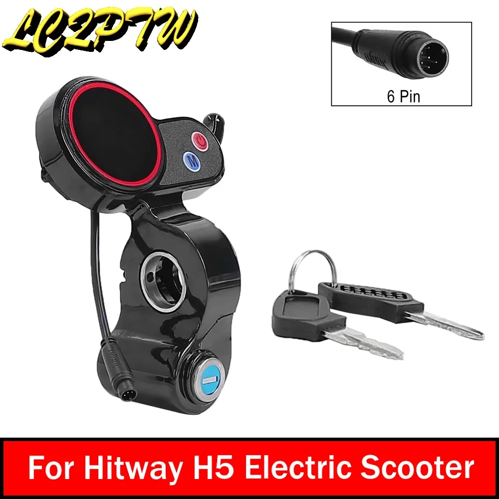 Display With Locking Instrument Dashboard Kickscooter Accessories 6 Pin ...