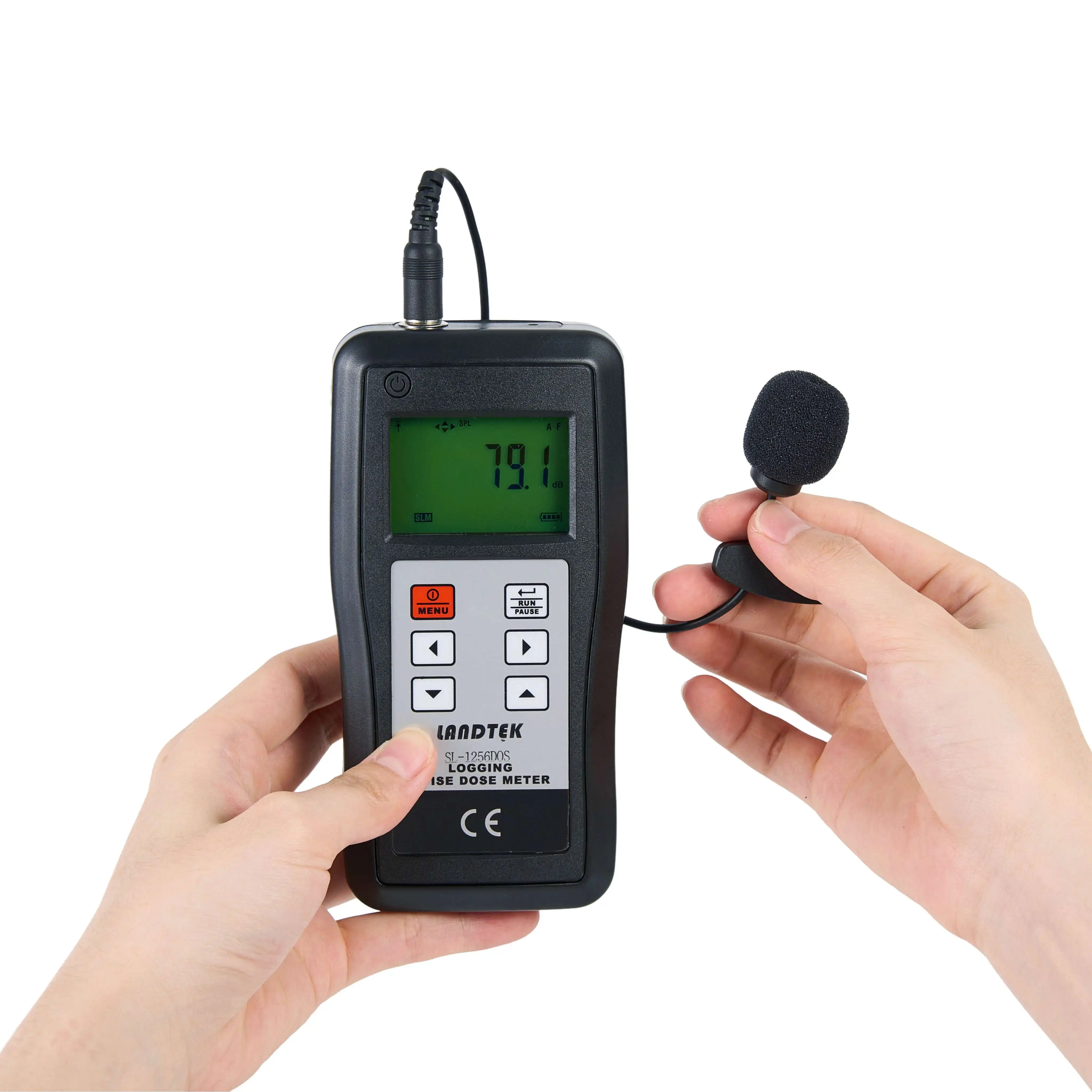 Digital-Noise-Dosimeter-SL-1256DOS-Personal-Sound-Exposure-Meter-60-130 ...
