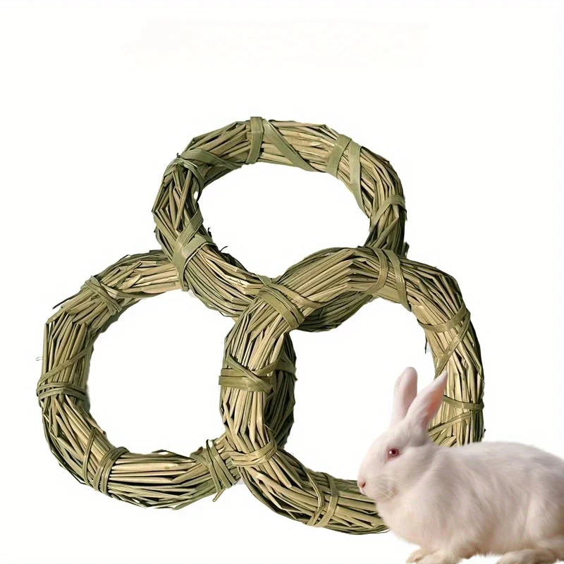 3PCS-straw-ring-molars-small-pets-teething-supplies-rabbits-hamsters ...