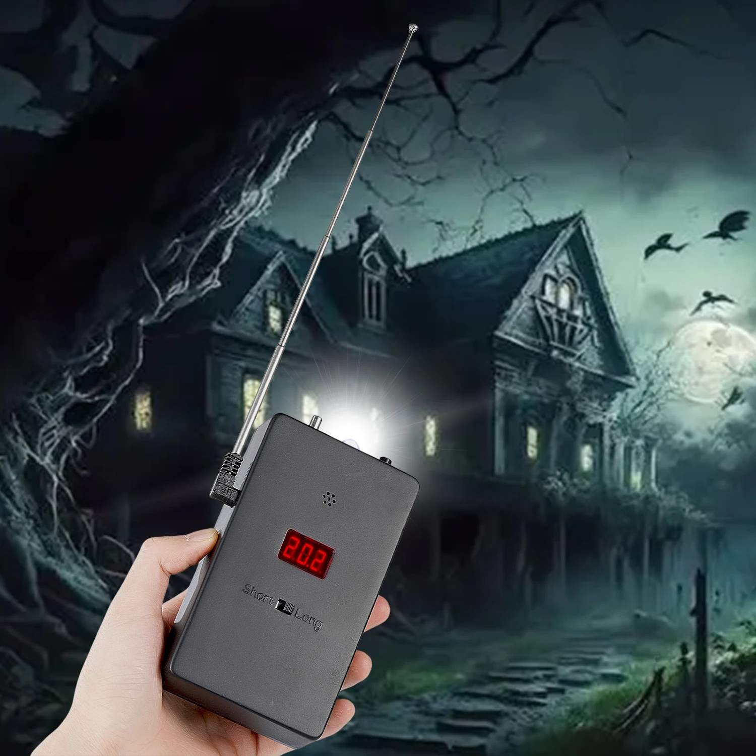2-IN-1 Dual-Range Paranormal EMF Detector Scanner | Ghost Hunting ...