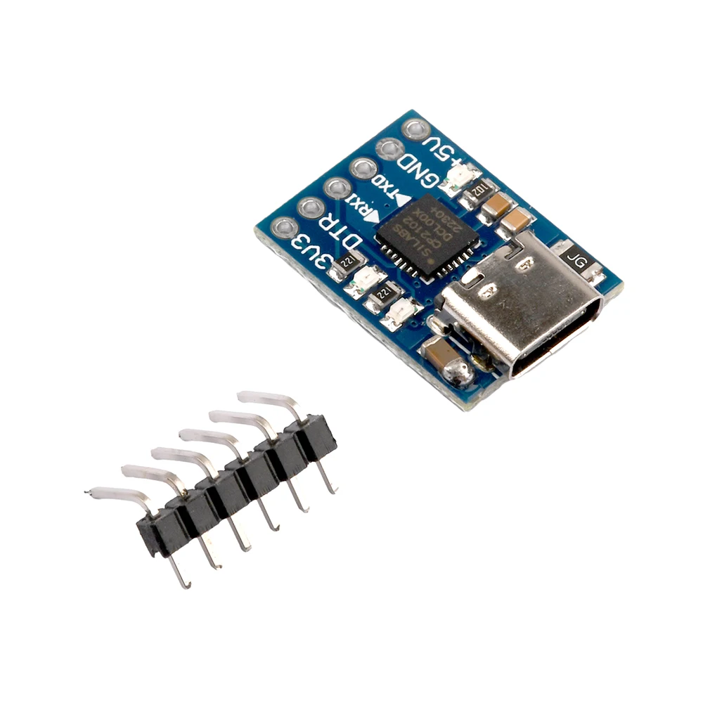 Generic Cp2102 Type-C Usb To Uart Ttl Module 6 Pin Serial Converter ...