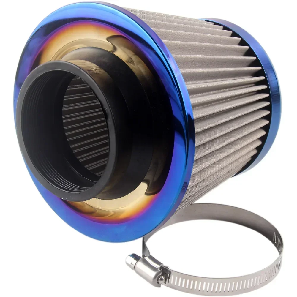 Universal-Stainless-Steel-Auto-Air-Intake-System-High-Flow-Cone-Cold ...