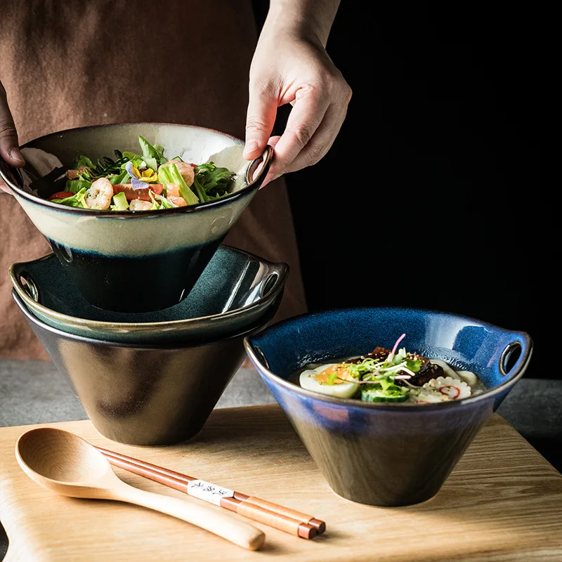 With-Holes-Instant-Noodle-Bowl-Household-Ceramic-Japanese-Creative-Soup ...