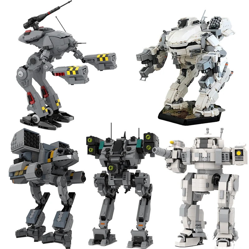 Imperial Overlord Mech MOC Building Blocks Set, Marauder MAD-3R ...