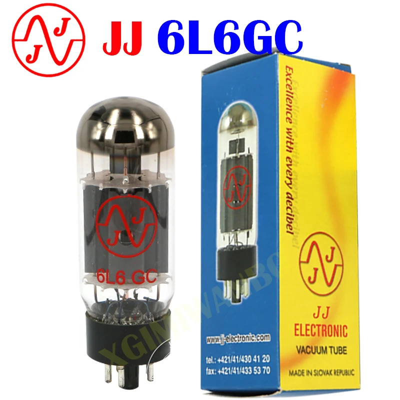 Tubo de vacío checo JJ 6L6GC reemplaza 6P3P 5881 6L6 EL34 tubo de electrones original ...