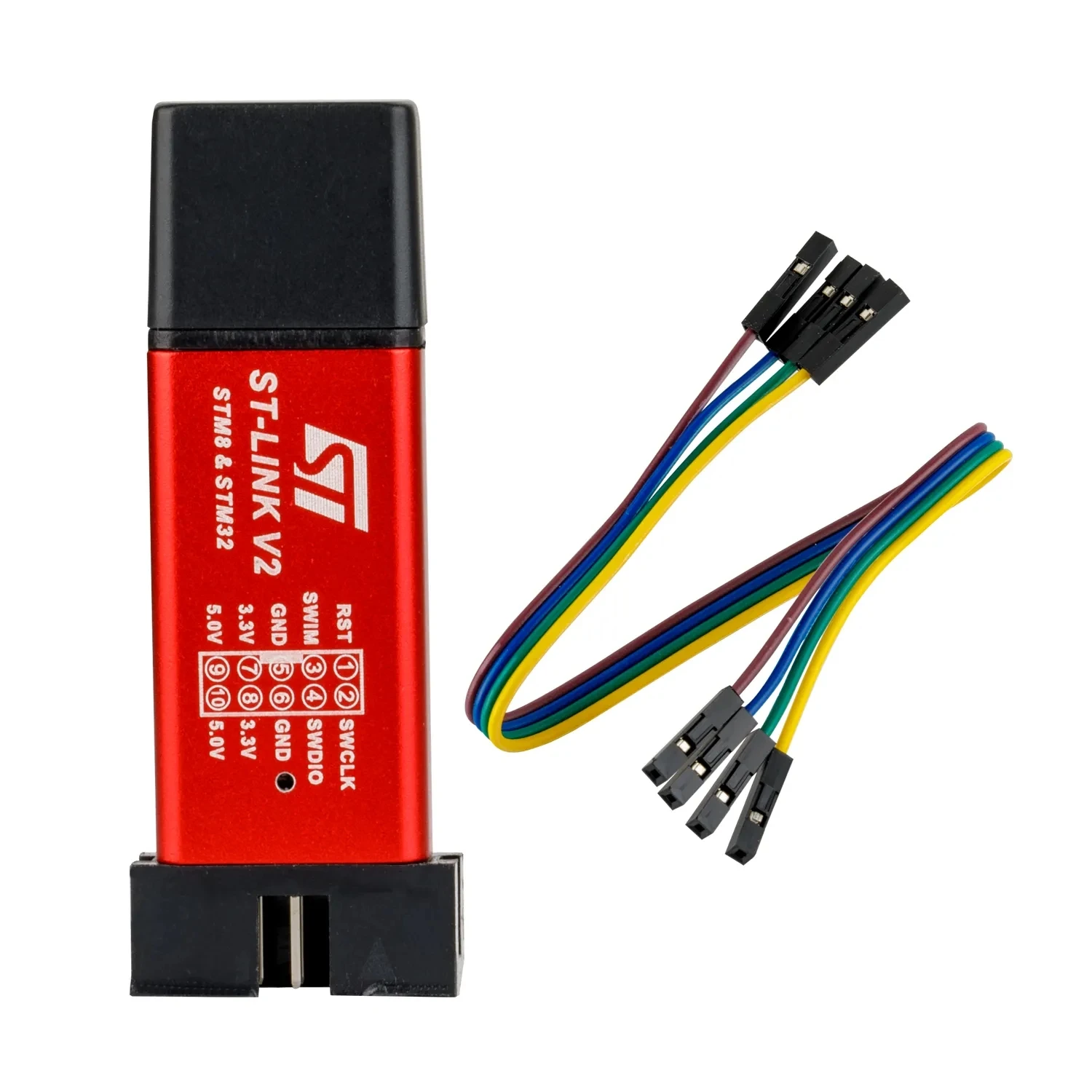 Programador-de-descarga-Stlink-st-link-V2-Mini-STM8-STM32-simulador ...