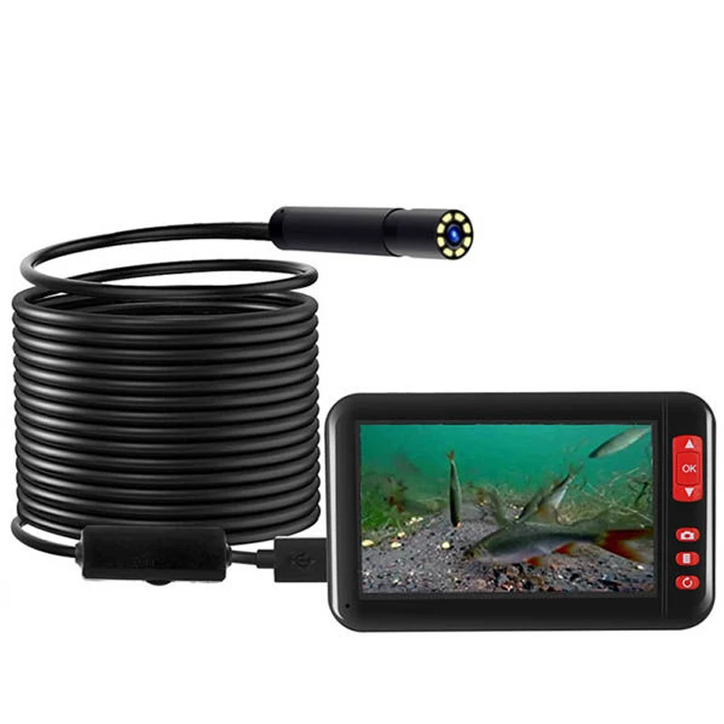 New-1080P-4-3-inches-display-Underwater-camera-IP68-waterproof-8LED ...