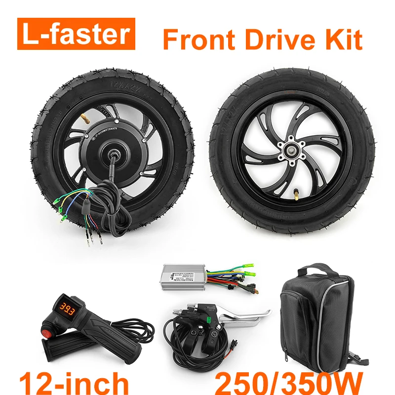 DIY-36v-250w-350W-12-Inch-Electric-Bike-Scooter-Brushless-Gear-Hub ...