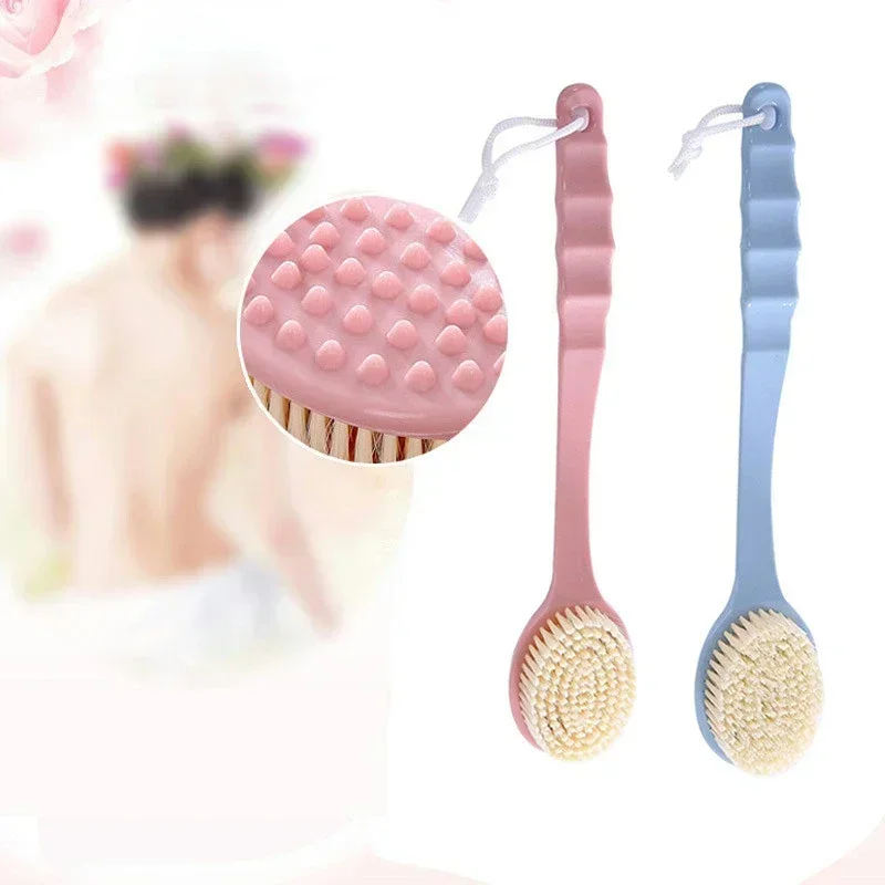 Long-Handle-Back-Bath-Brush-Soft-Body-Scrub-Skin-Massager-Shower ...