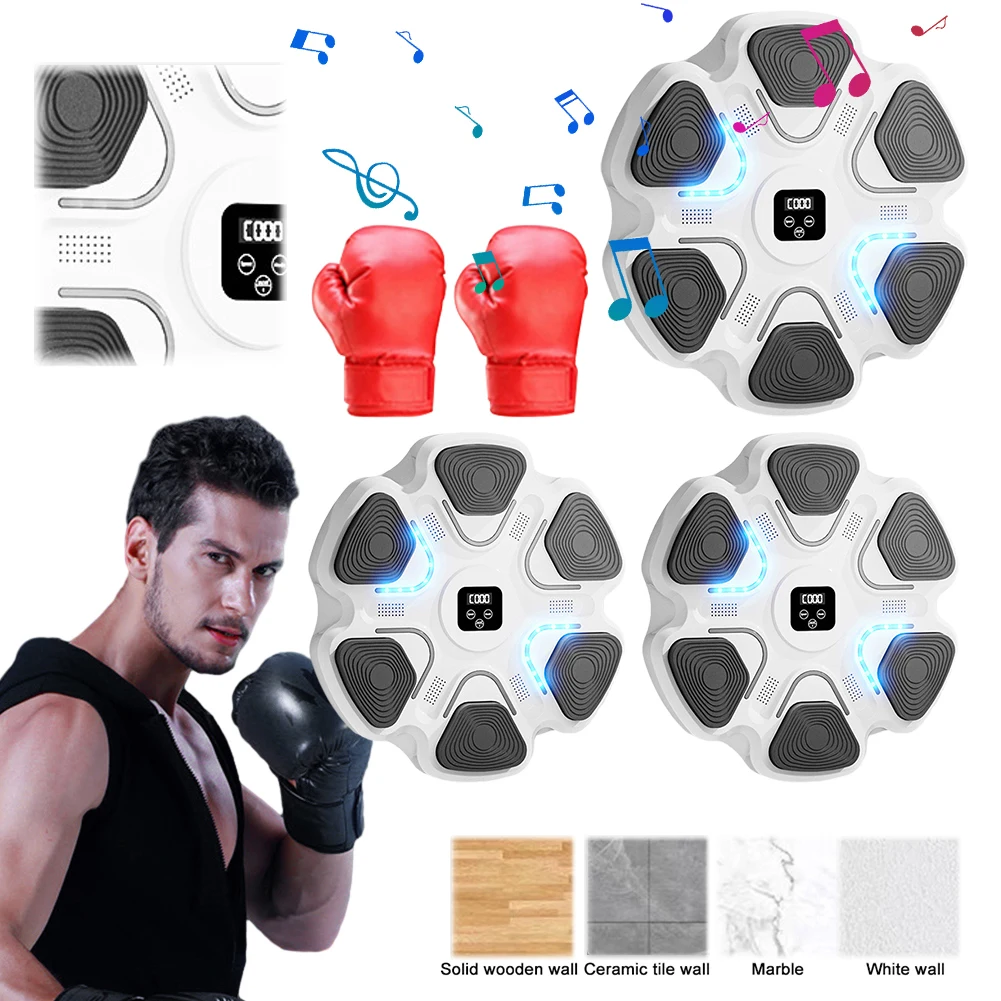Music-Boxing-Machine-Boxing-Training-Punching-Equipment-LED-Lighted ...