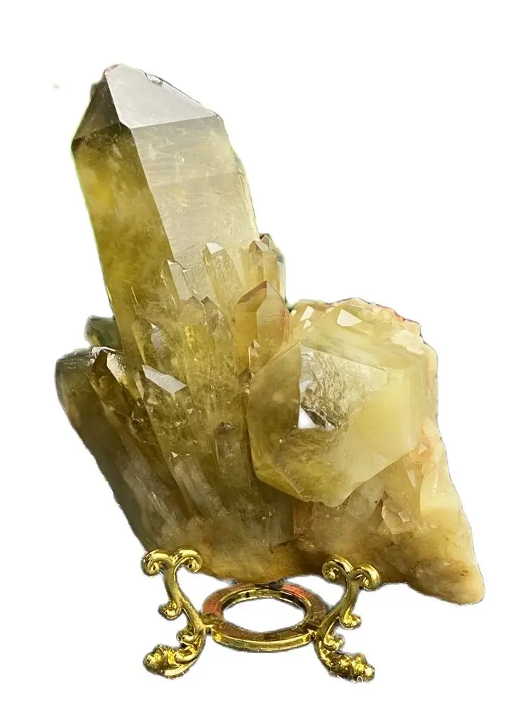 Natural-Tea-Topaz-Crystal-Group-Crystal-Clusters-Reiki-Healing ...