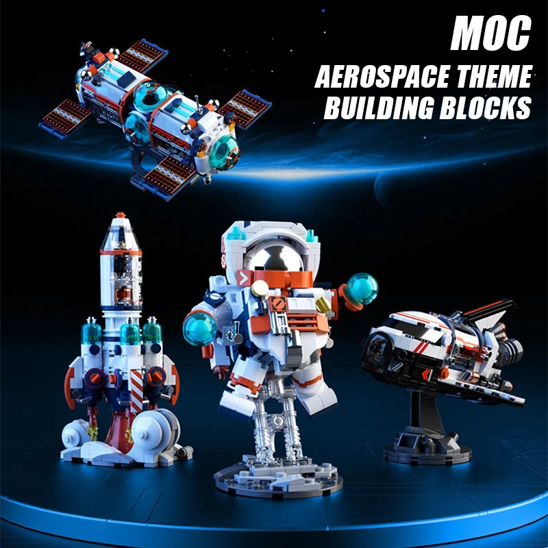 MOC-Aerospace-Theme-Space-Station-Astronaut-Building-Blocks-Space ...