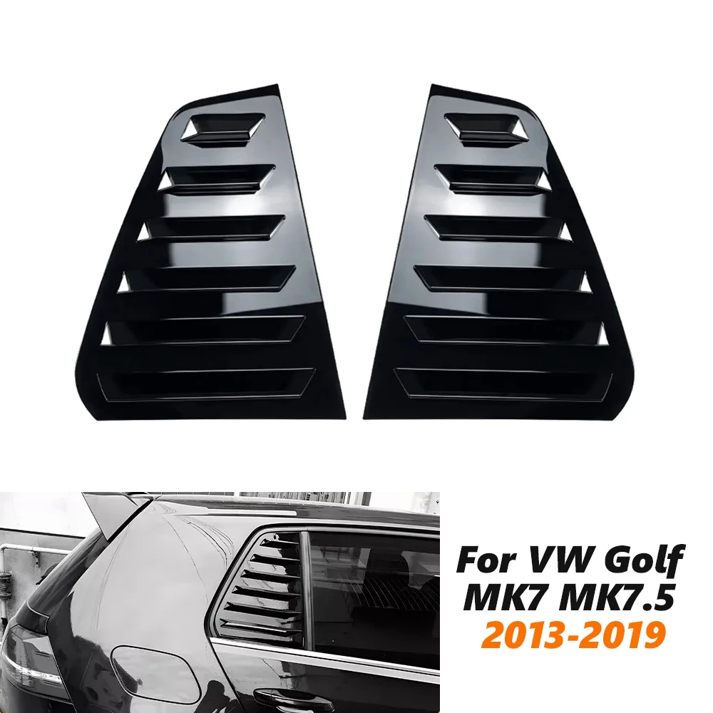 For VW Golf MK7 MK7.5 2013-2019 Rear Window Louver Shutter Cover Side ...