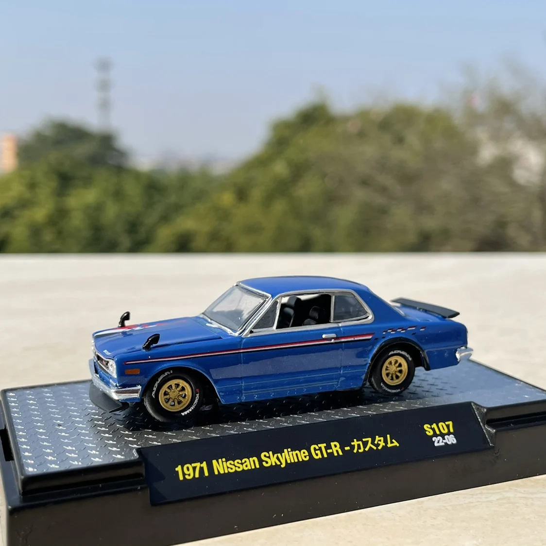 1:64 M2 1971 Nissan Skyline Gtr Static Simulation Alloy Car Model Toy ...