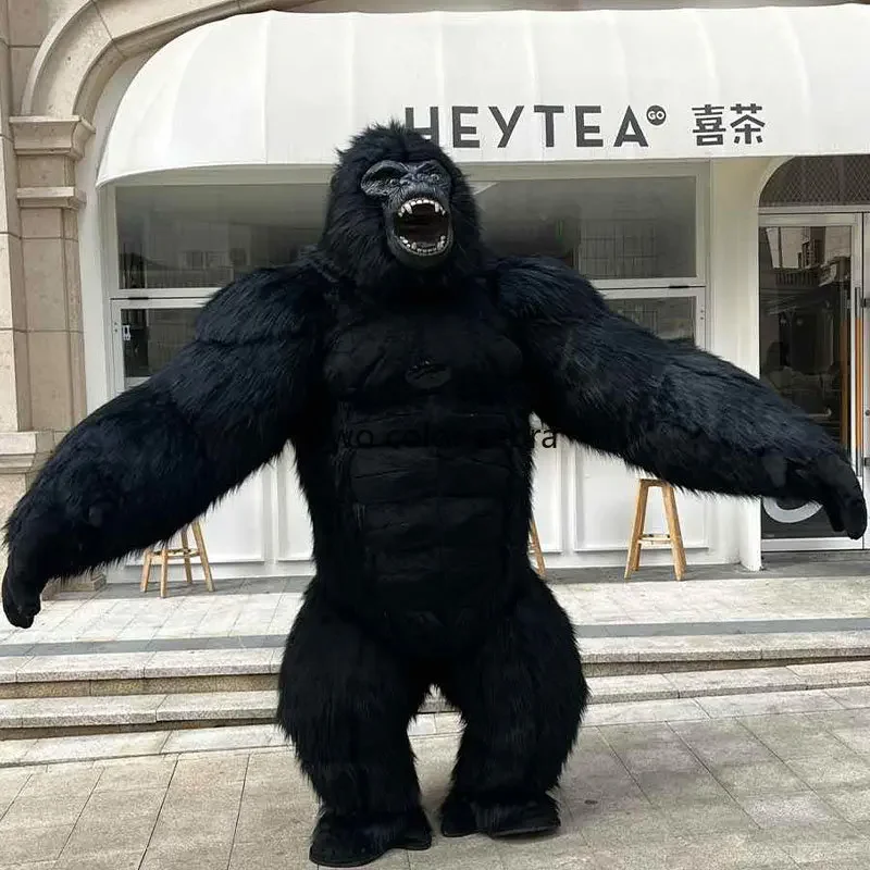 Fashion-Cartoon-Giant-Gorilla-Inflatable-Mascot-Costume-Halloween-Party ...