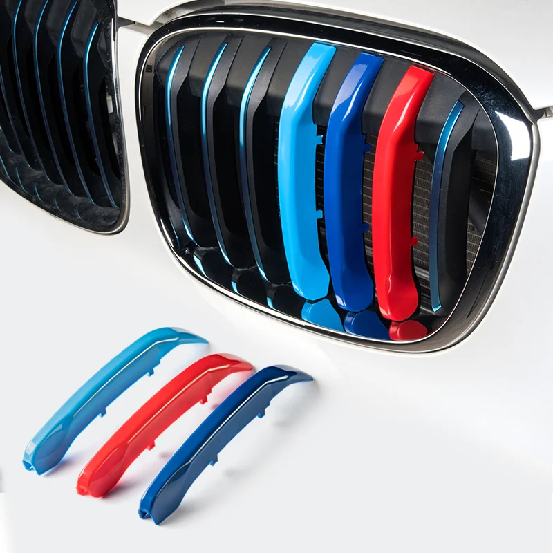 3 Colors Racing Grill Clip Front Grille Trim Strips Car Styling ...