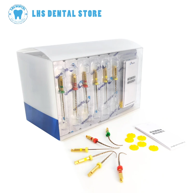 1pcs-E-FLEX-Gold-Dental-Root-Canal-File-Heat-Activated-Rotary-Nitinol ...