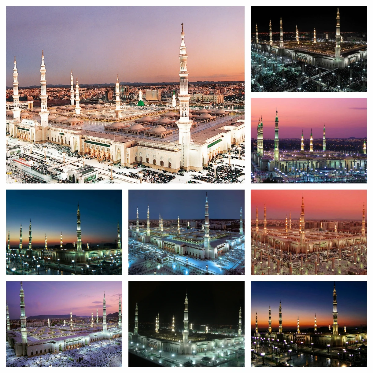 Islam Madina Mosque Landscape Diamond Painting Muslim Religious ...