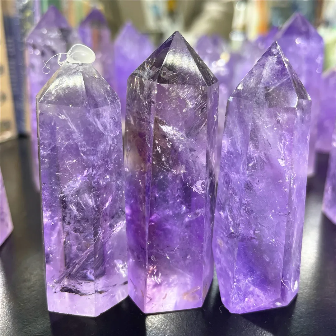 40-80g-High-Quality-Natural-Purple-Quartz-Amethyst-Crystal-Wand ...