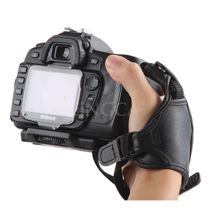 Camera Hand Wrist Strap Grip Leather for Nikon D3300 D5200 D5300 D5500 ...
