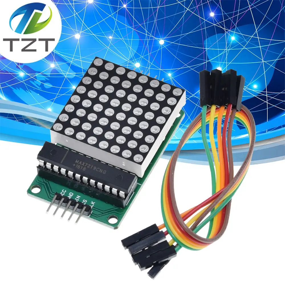 MAX7219 Dot Led Matrix Module MCU LED Display Control Module For ...