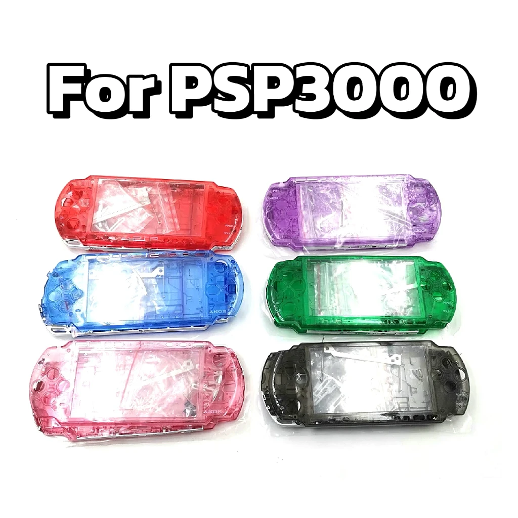 Top-Quality-Shell-For-PSP3000-PSP-3001-3006-Clear-Crystal-Transparent ...
