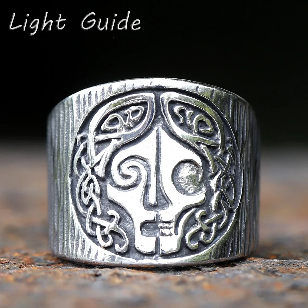 2023-new-Norse-Mythology-Goddes-Hel-Ring-Viking-Hela-Runes-Stainless ...