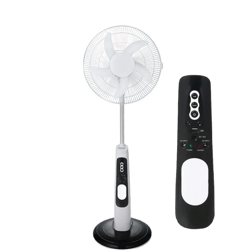 12-8V-Lithium-Battery-Portable-Rechargeable-Electric-Fan-Solar ...